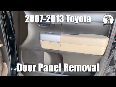 Toyota 2007-2013 Model Door Panel Removal Instructions