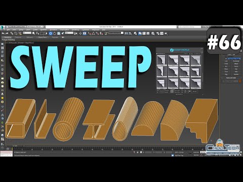 Learn 66 || SWEEP MODIFIER || 3DS MAX Tutorials in Hindi from Beginning to Advanced || - Mind Luster