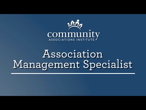 CAI Designations - Association Management Specialist (AMS)