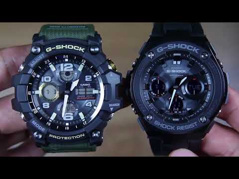 CASIO G-SHOCK MUDMASTER GSG-100-1A3 VS G-STEEL GST-S100G-1B
