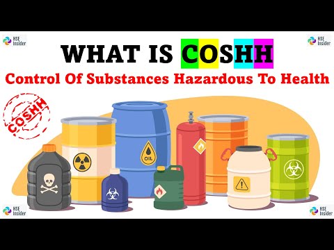 What is COSHH??? (Control Of Substances Hazardous To Health) | Introduction to COSHH | Chemical