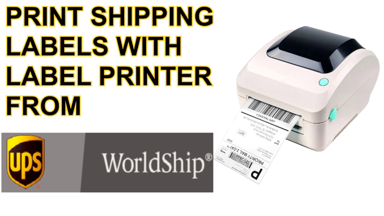 How to Print Shipping labels from UPS Worldship Desktop Software on Windows Tutorial UPDATED 2019