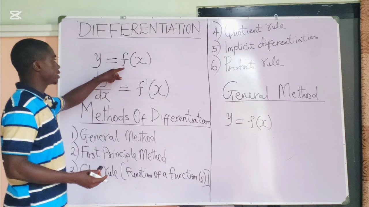 Differentiation (PT 1)