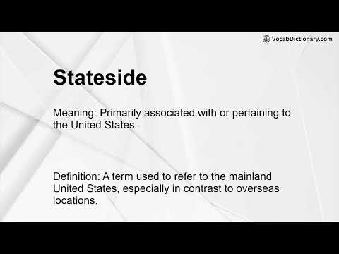 Stateside Meaning