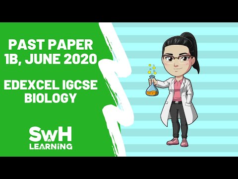 Edexcel IGCSE Past Paper | 1B May/June 2020 | EDEXCEL IGCSE BIOLOGY | SwH Learning