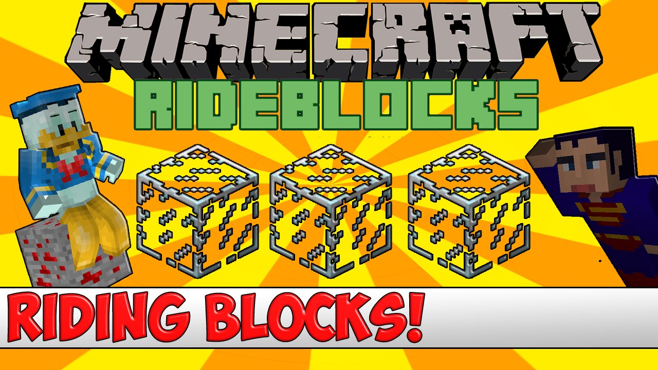 Minecraft Bukkit Plugin - Ride Blocks - Tutorial