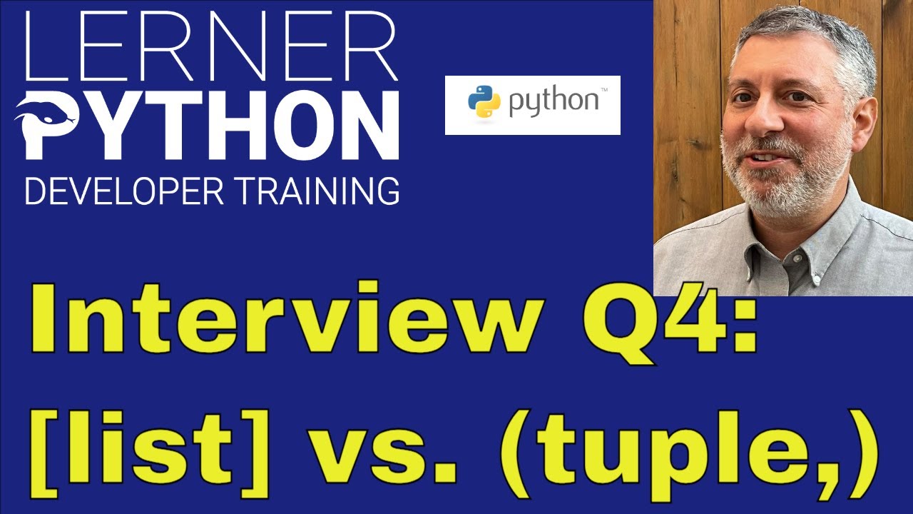 Python interview question #4: Lists vs. tuples