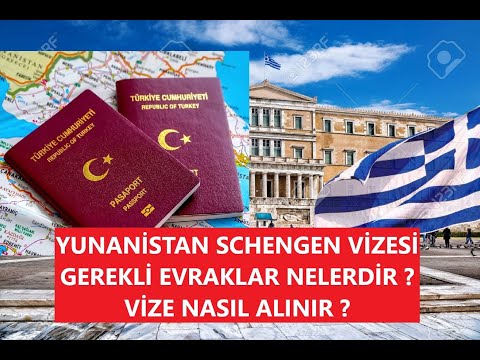 YUNANİSTAN SCHENGEN VİZESİ GEREKLİ EVRAKLAR NELERDİR ? VİZE NASIL ALINIR ? 2024