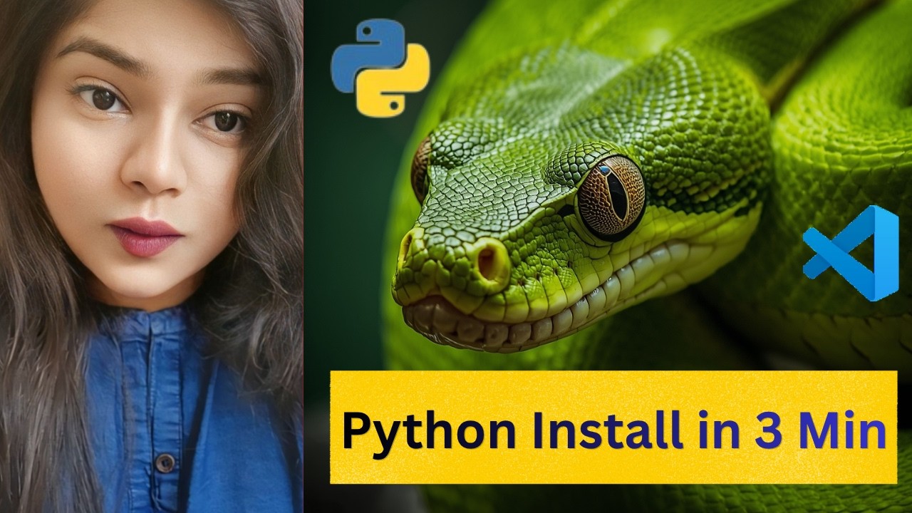 Install Python & VS Code in 3 minutes (2026)
