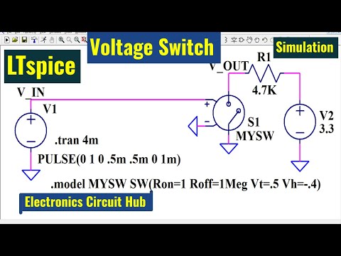 Voltage Switch Simulation in LTspice