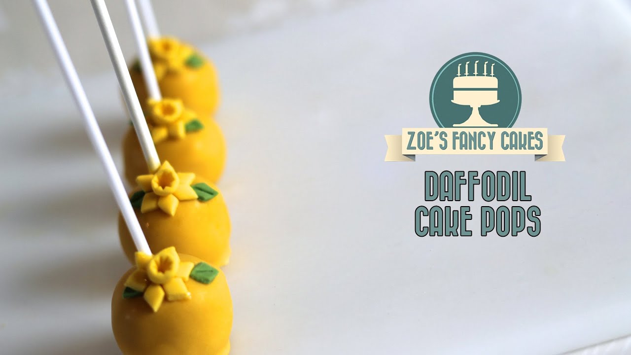 How to make daffodil cake pops flower cake pops tutorial cake decorating