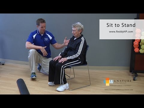 Sit to Stand Strengthening Exercise