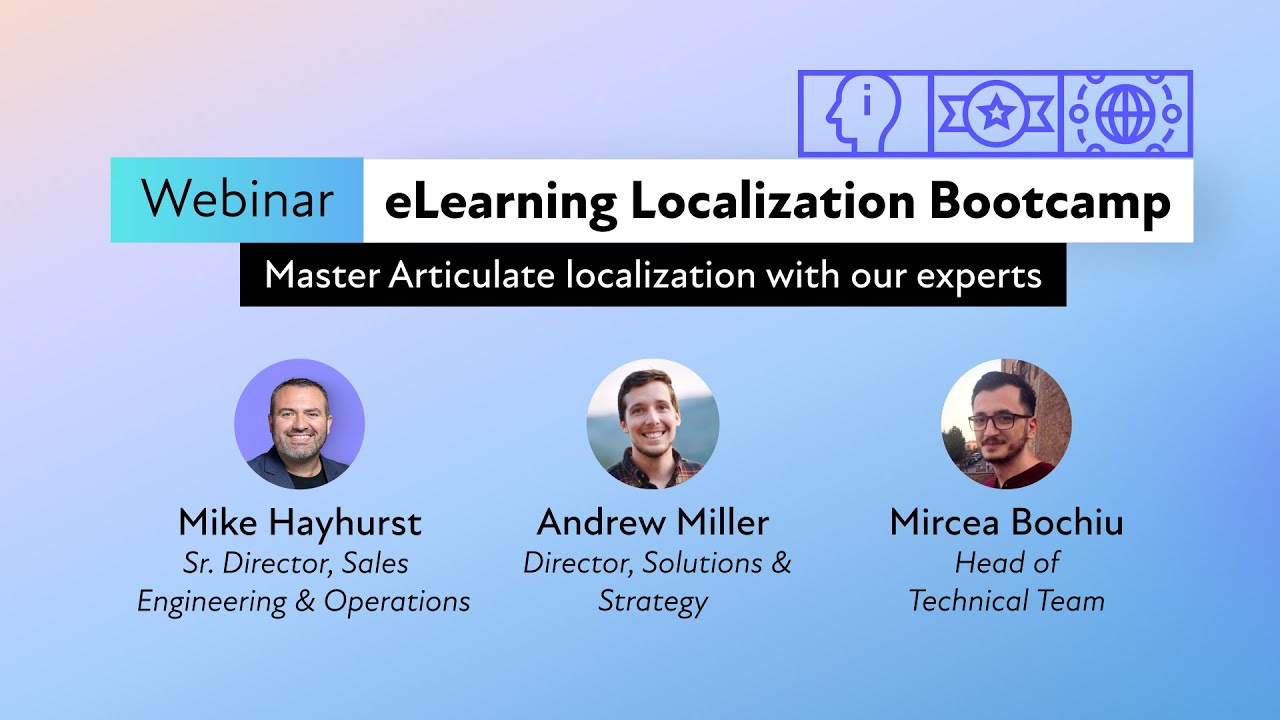 Webinar | eLearning Localization Bootcamp 2024