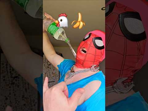 Chicken Banana Ft. Spiderman 😅 Brain Rot Super Hero #shorts #memes #funny