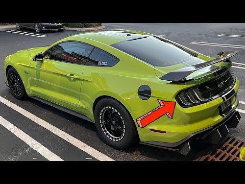WHERE TO GET DISCOUNTED EURO TAIL-LIGHTS FOR YOUR MUSTANG GT! (USE CODE "SALLY") #SHORTS #FORD #V8