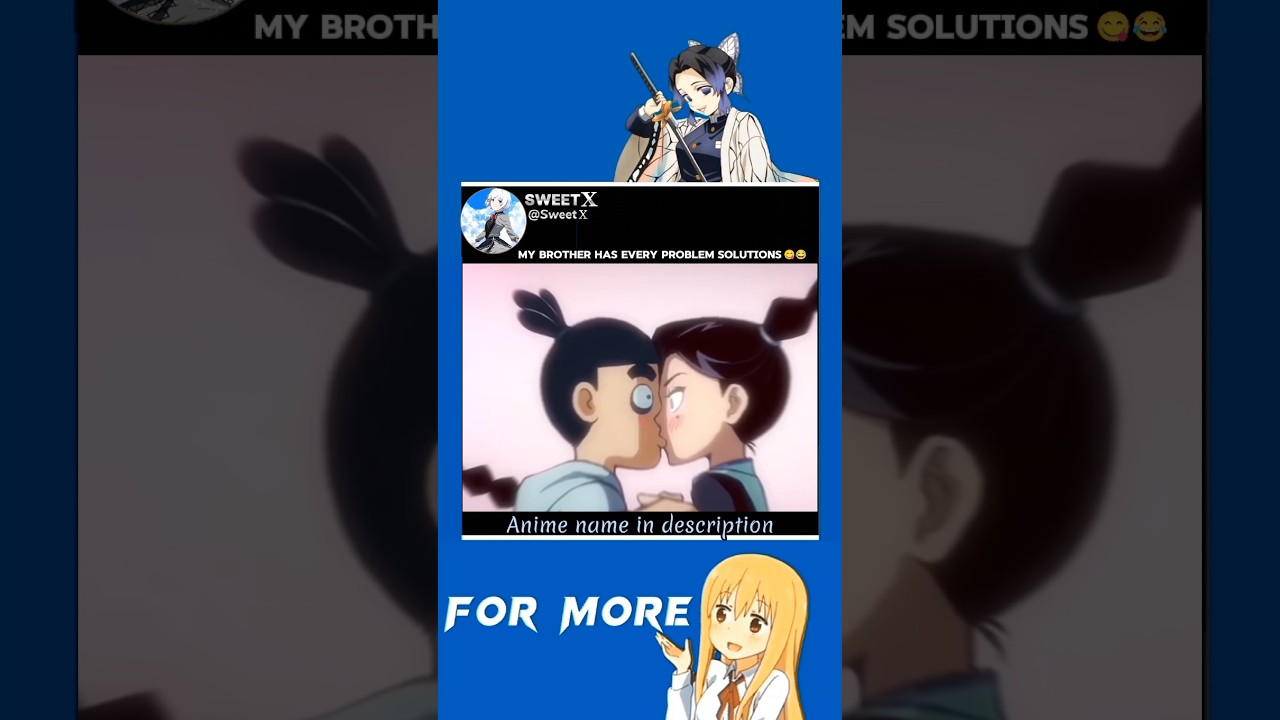 Brother Mission Complete 😋🤣 #funnyanime #animetimemoments