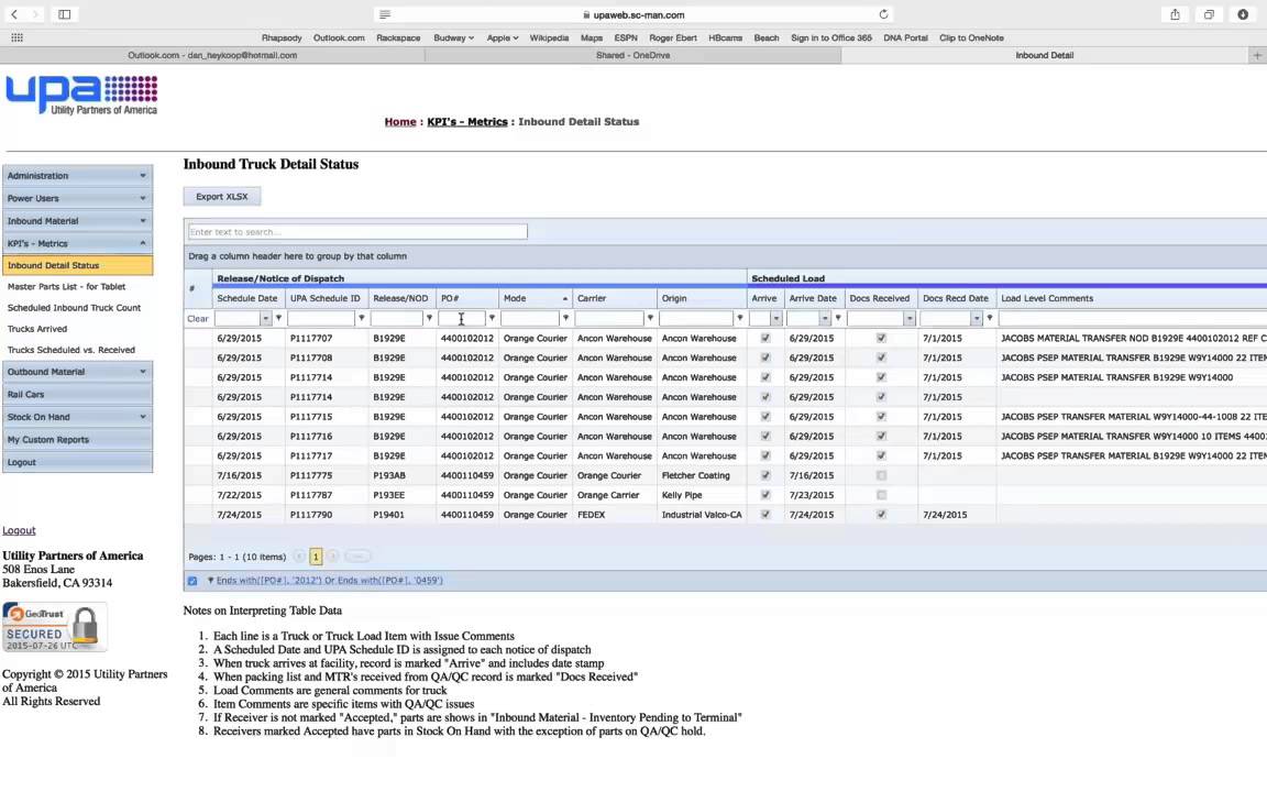 Datagrid Advanced Filtering