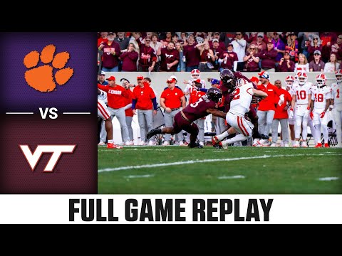 Clemson vs. Virginia Tech Full Game Replay | 2024 ACC Football