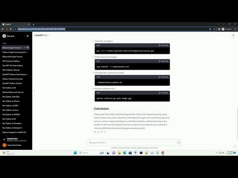 image processing python projects github