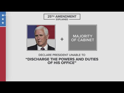 How the 25th amendment to remove a president would work