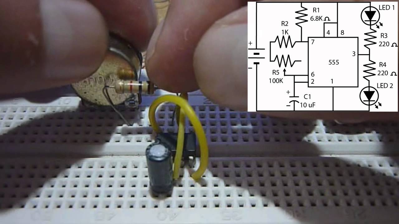 Protoboard: Luces de velocidad variable