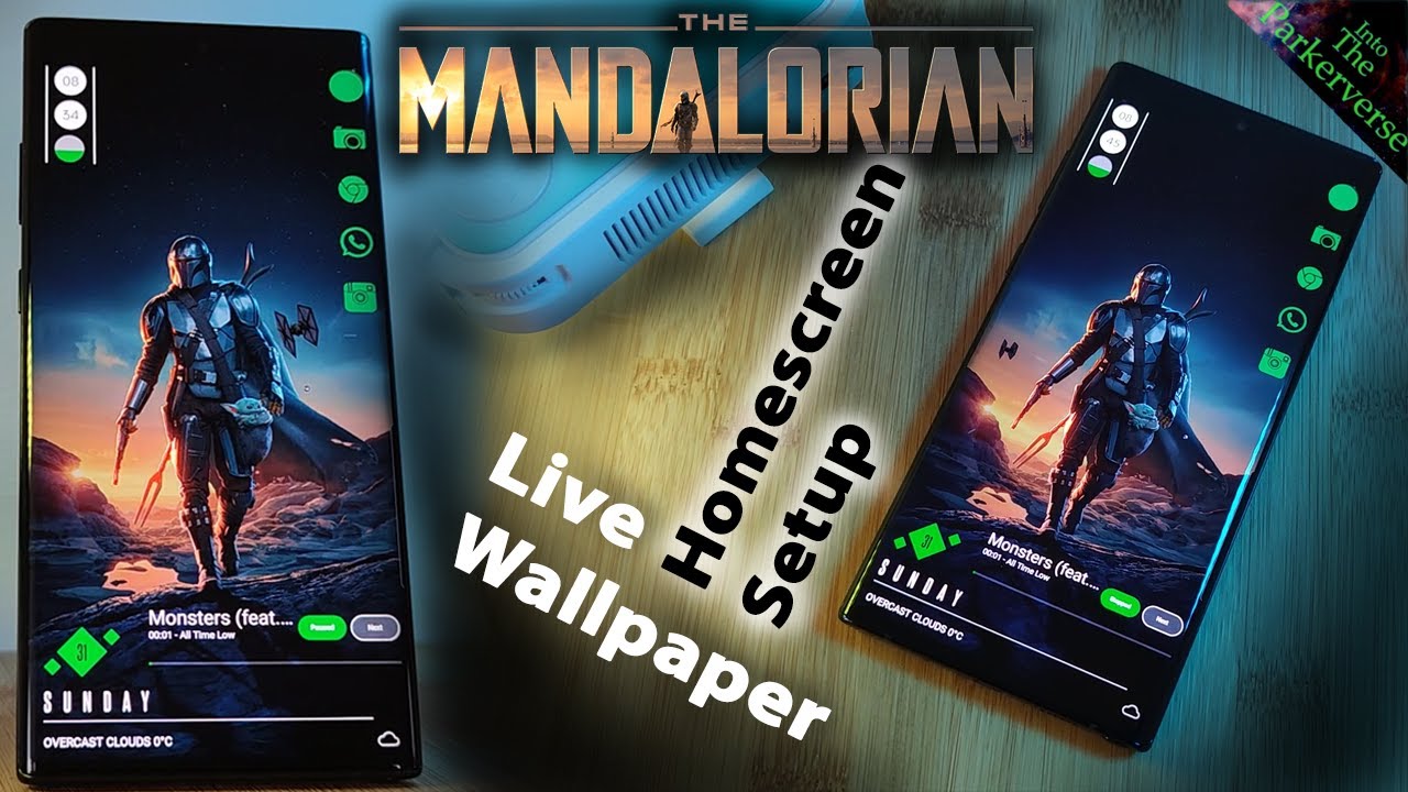 The Mandalorian & Grogu - Star Wars Live Wallpaper & Homescreen setup - Customise like a Pro - Ep39