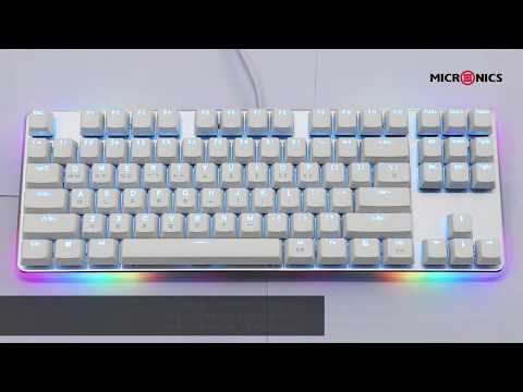 마이크로닉스 GANSS 87PRO RGB 이중사출 PBT[적축(리니어)] - 에누리 가격비교