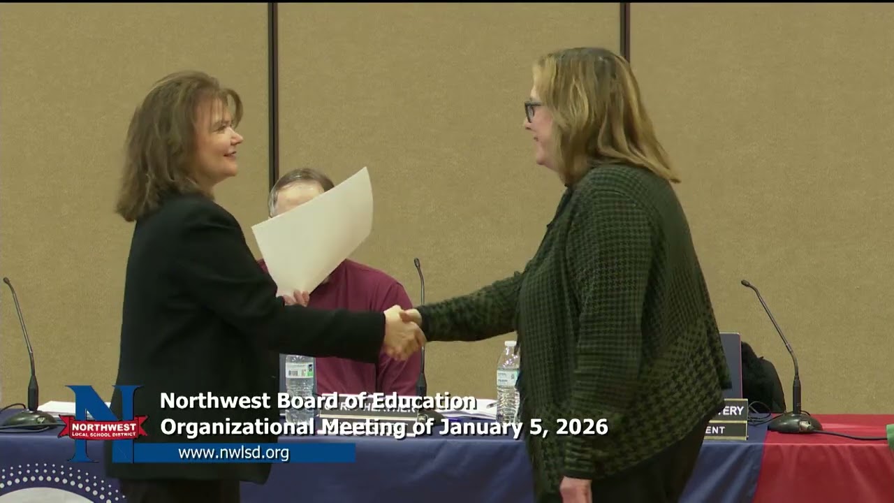 Northwest Board of Education Organizational & Business Meetings of January 5, 2026