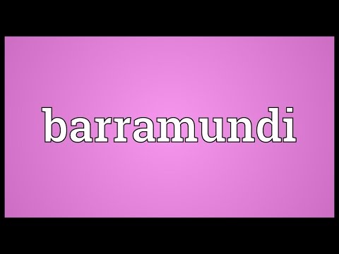 Barramundi Meaning