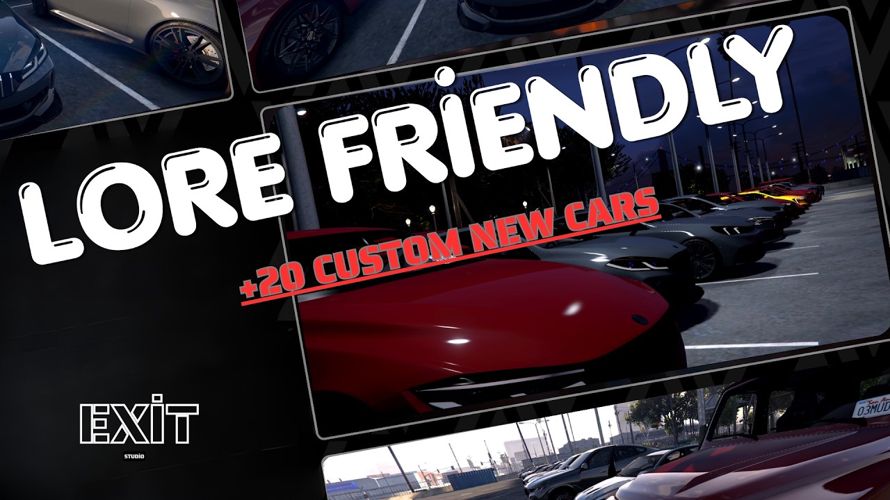 Lore Friendly Optimized & High Quality Cars Pack  FiveM Custom Car Pack