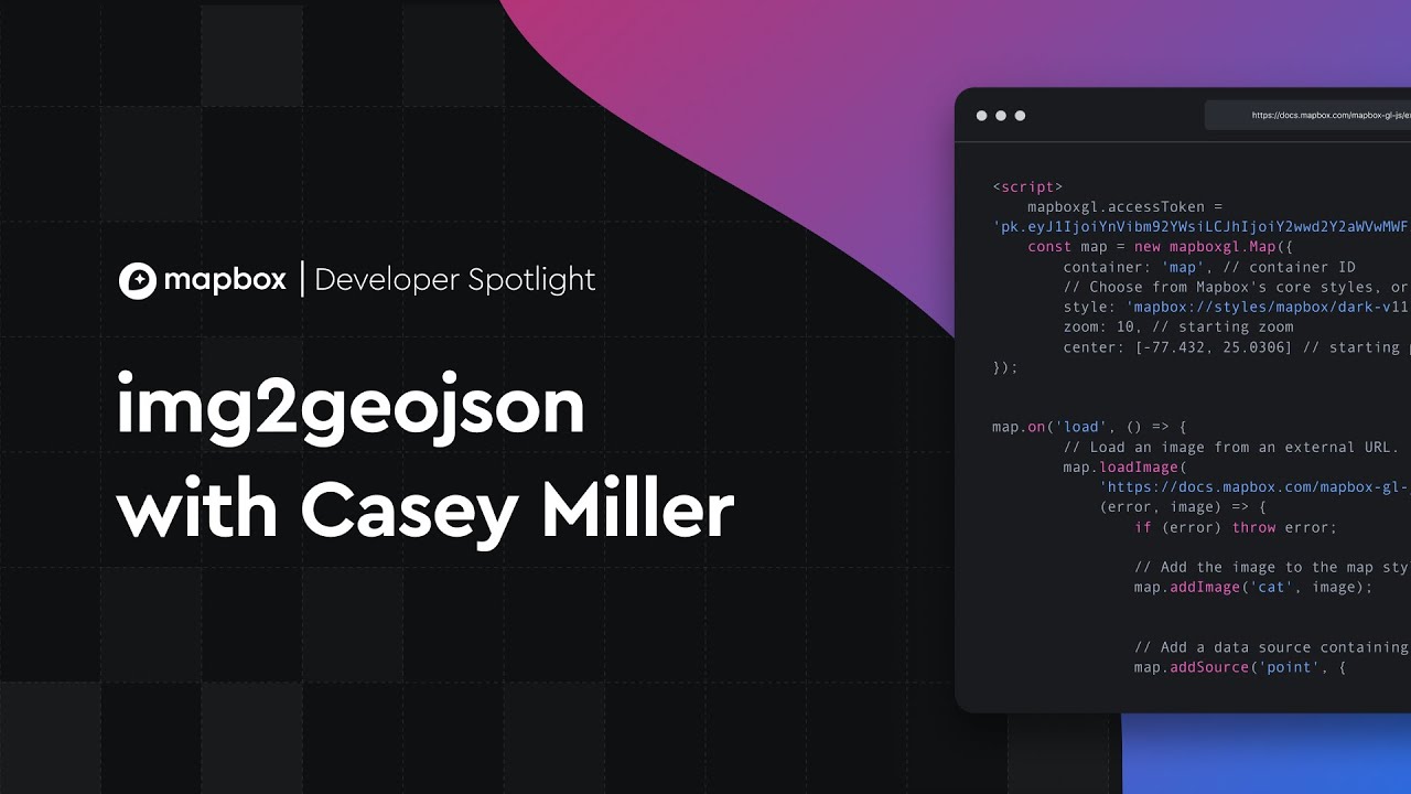 Developer Spotlight: img2geojson with Casey Miller