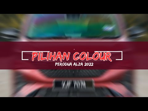 Pilihan Colour Perodua Alza 2022