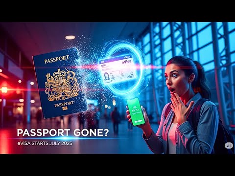 UK’s eVisa Shift Begins July 2025 ~ Are You Prepared for the Passport-Free Future?