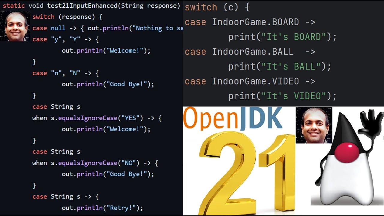 Java 21 Live Code Demo - Feature - Pattern Matching for Switch