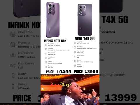 INFINIX NOTE 50X VS VIVO T4X 5G 😜😜😜