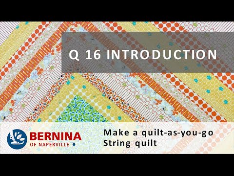 BERNINA Q 16 Longarm: Introduction
