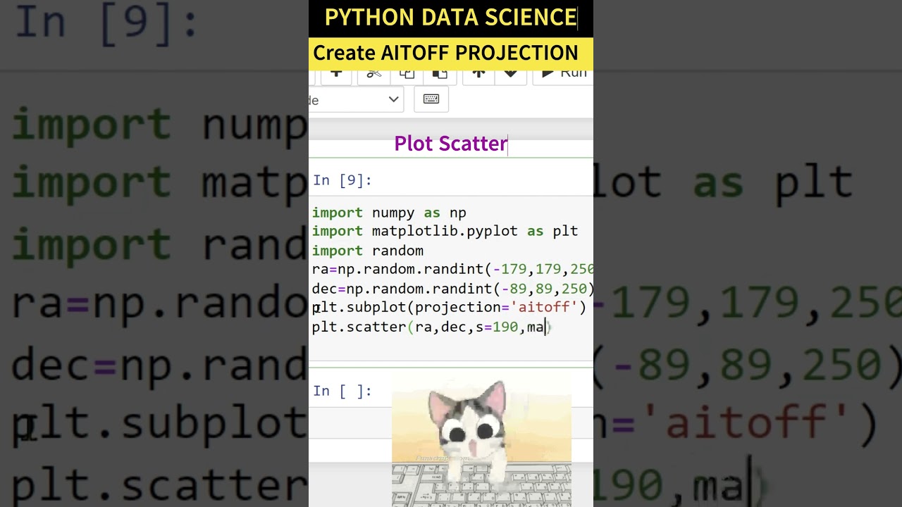 PYTHON: Creating a 3D Sky Map with RA and Dec With Aitoff Projection in Python| PYTHON FOR ASTRONOMY