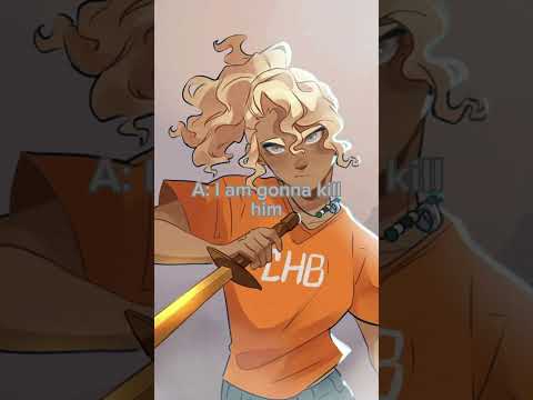 This probably happens on a daily basis #funny #leovaldez #annabeth #percyjackson #pjo
