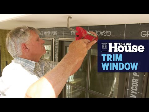 How to Trim an Exterior Window | This Old House