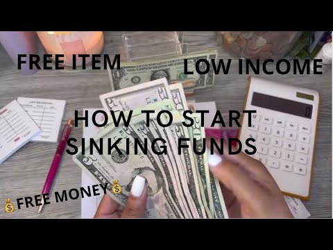 LOW INCOME SINKING FUNDS|2023 Sinking Funds|How to Save Money|Single Mom Saving Money
