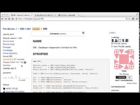 MetaCPAN and the CPAN Testers