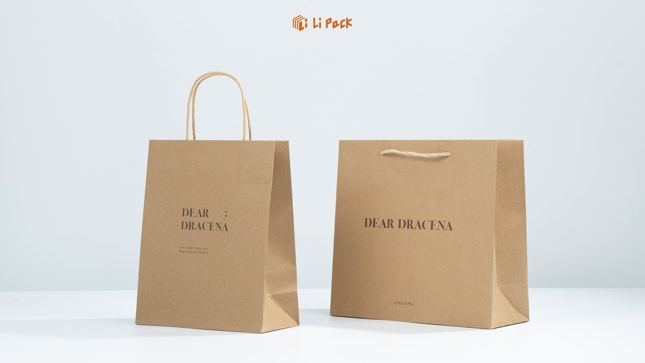 Simple Yet Elegant: Premium Eco-Friendly Kraft Paper Bags 🌿✨| Packaging Manufacturer