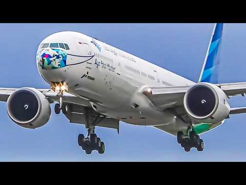 🇮🇩 100 PLANES in 1 HOUR ! Jakarta Soekarno-Hatta Airport Plane Spotting w/ Aircraft Identification