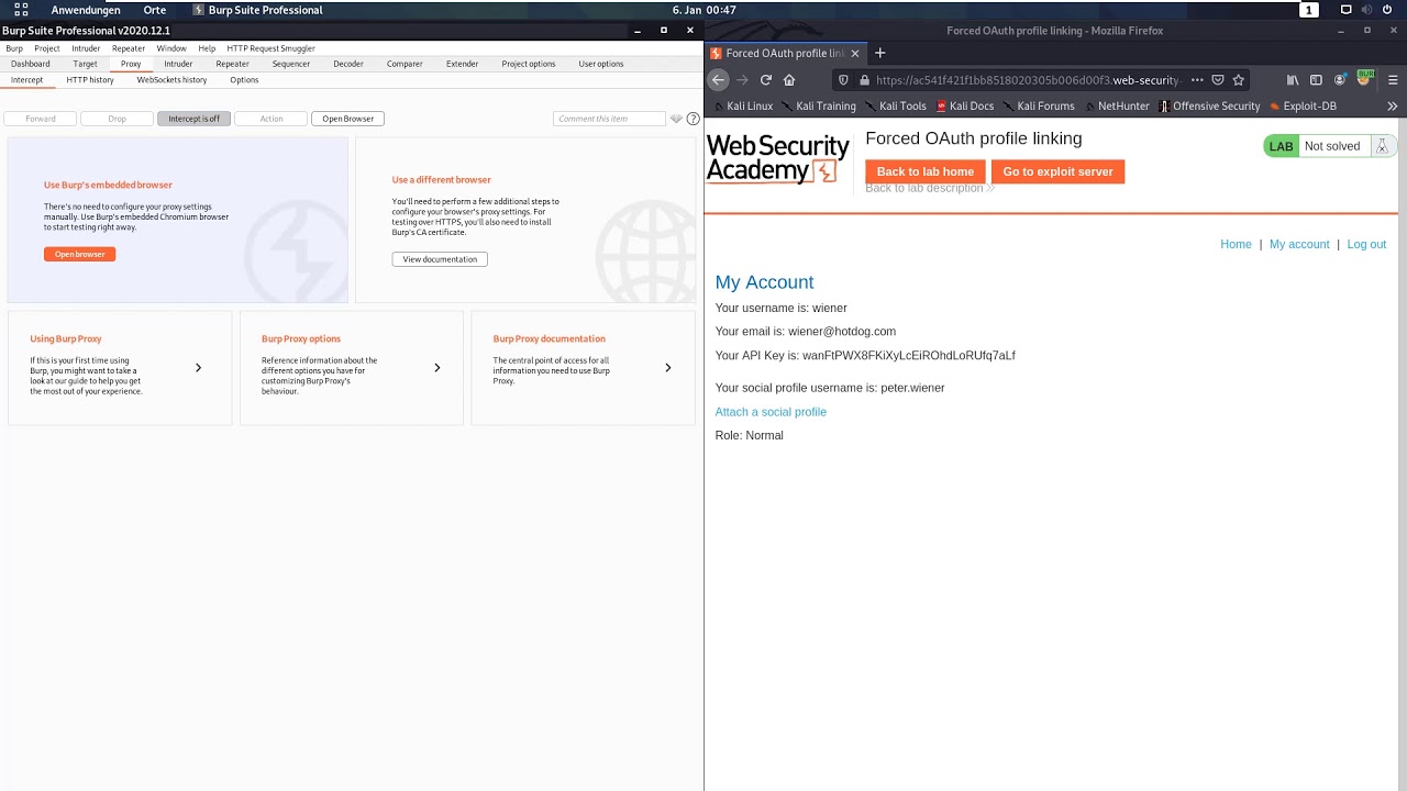 Forced OAuth profile linking (Video solution, Audio)