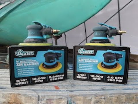 Baxter 6'' sander from Harbor freight review