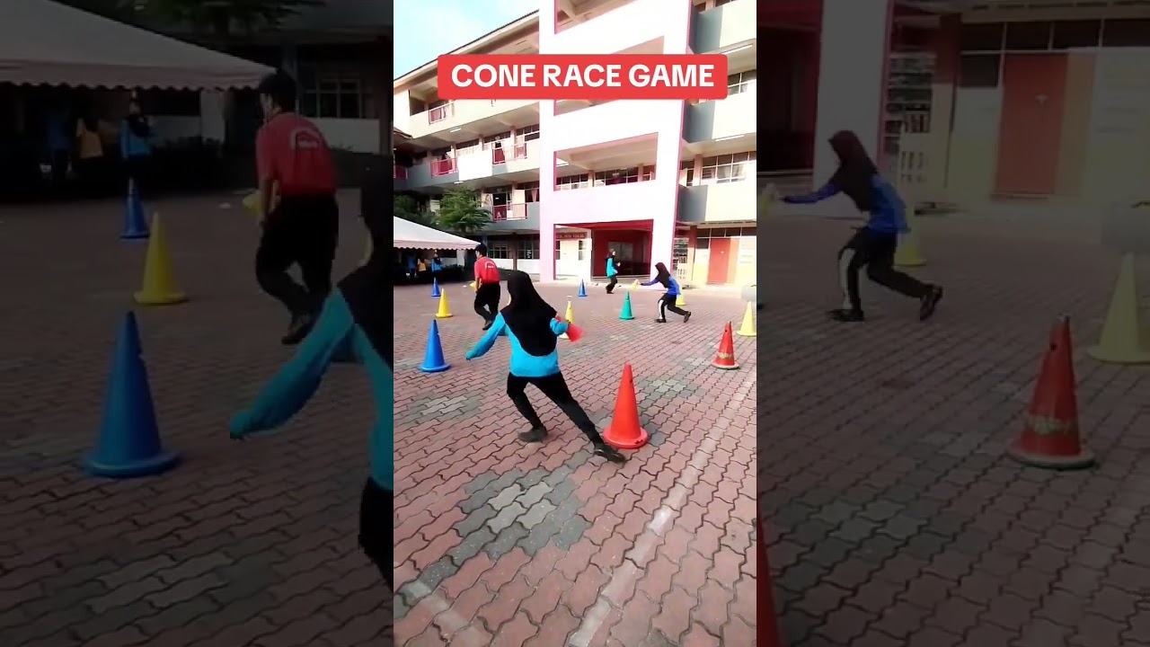 PERMAINAN CONE RACE l AKTIVITI KAPASITI AEROBIK
