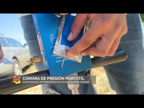 Demostración de una cámara portátil de presión
