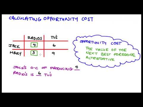 Calculating Opportunity Cost