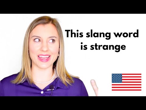 This strang English slang word is