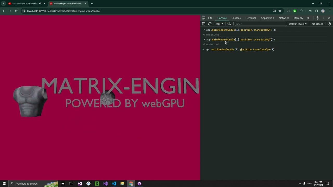 New WebGPU project matrix-engine-wgpu